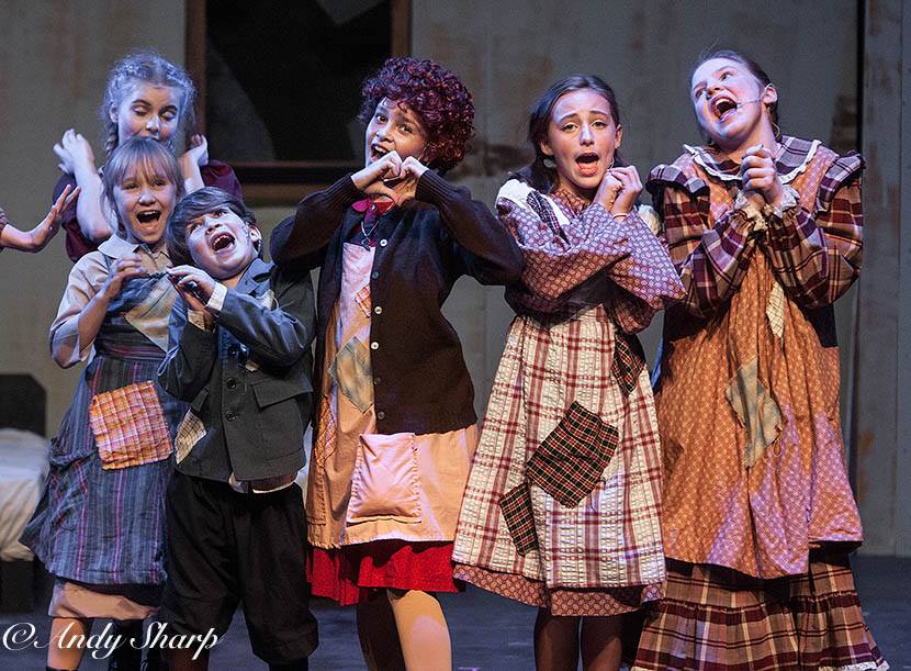 Performance Photos by Andy Sharp: ANNIE, the musical, Georgetown Palace ...